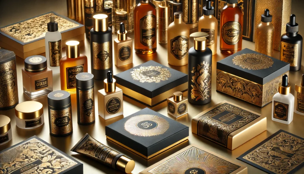 Stand Out with Gold Foil Embossed Labels - Embossing Roller